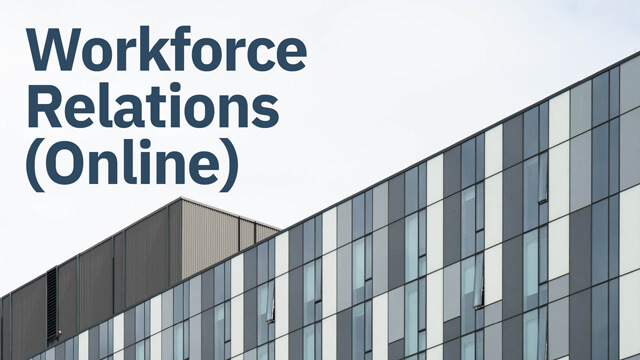 Workforce Relations (Online) | AIM